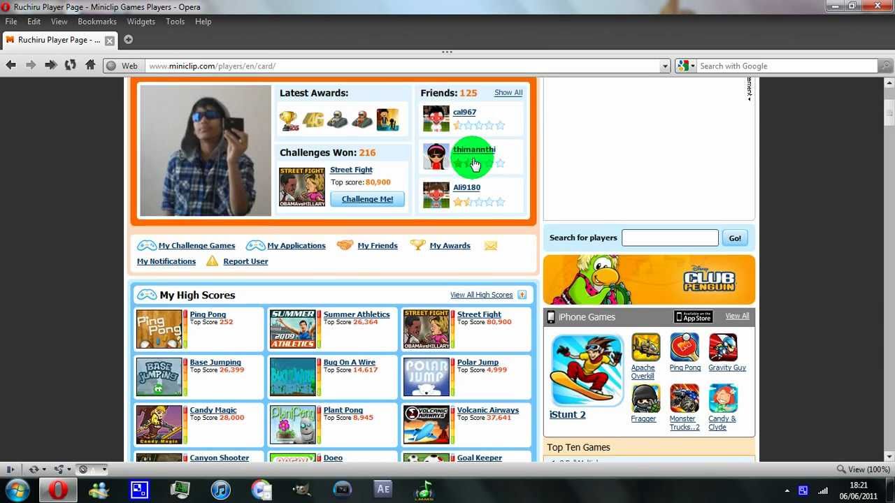 Best Miniclip Player EVER!! - YouTube