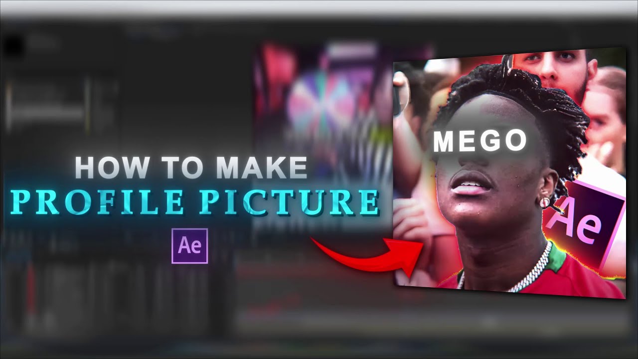 How to make profile picture in after effects tutorial || how to make ...