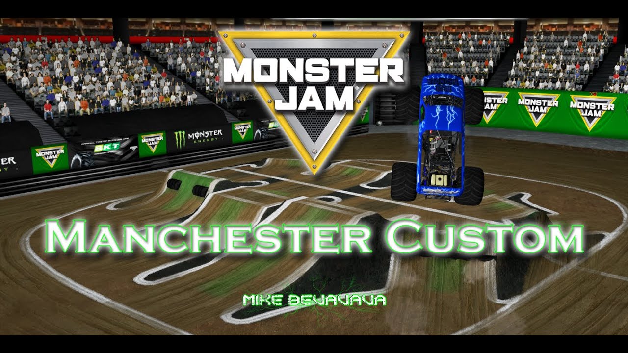 Monster Jam Manchester Custom Showcase - YouTube