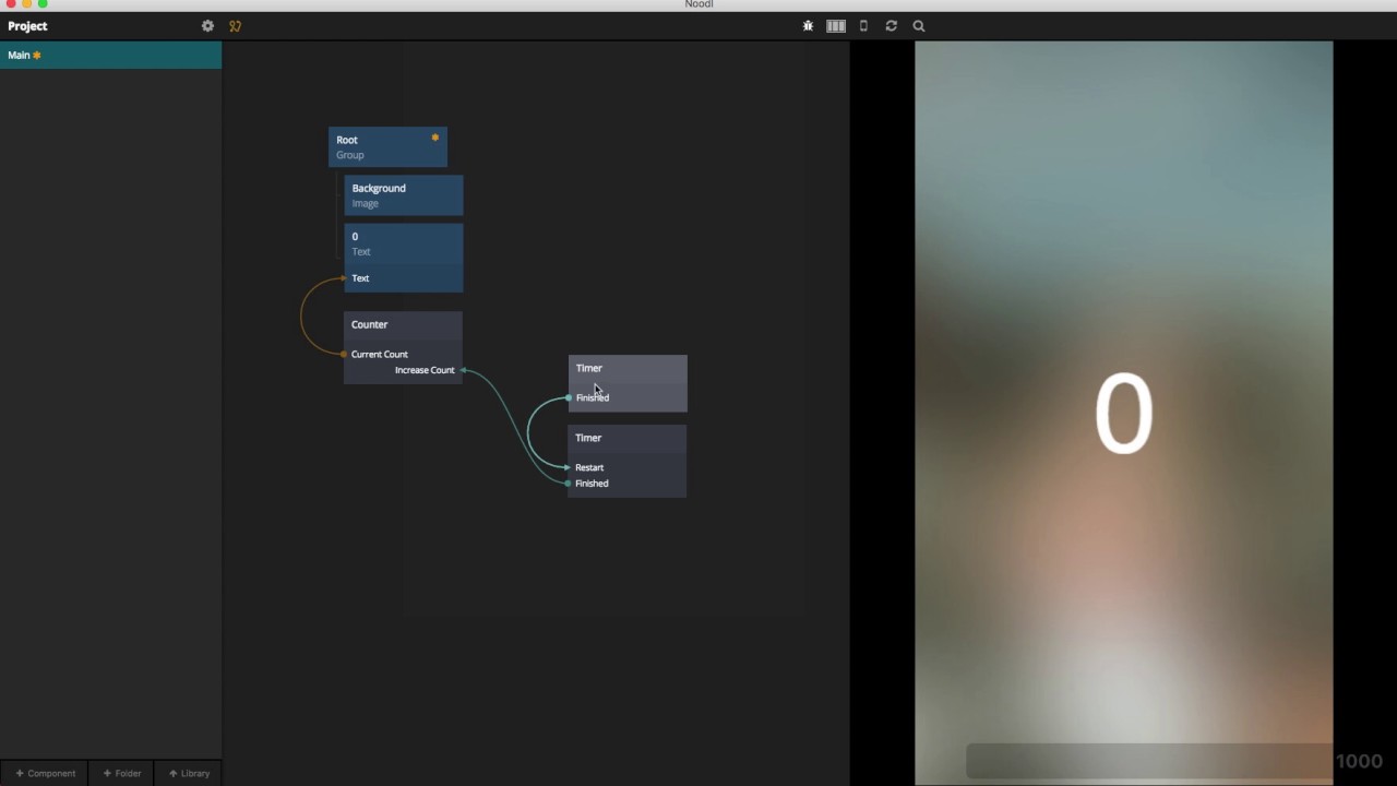Noodl Tutorial : Create a simple timer - YouTube