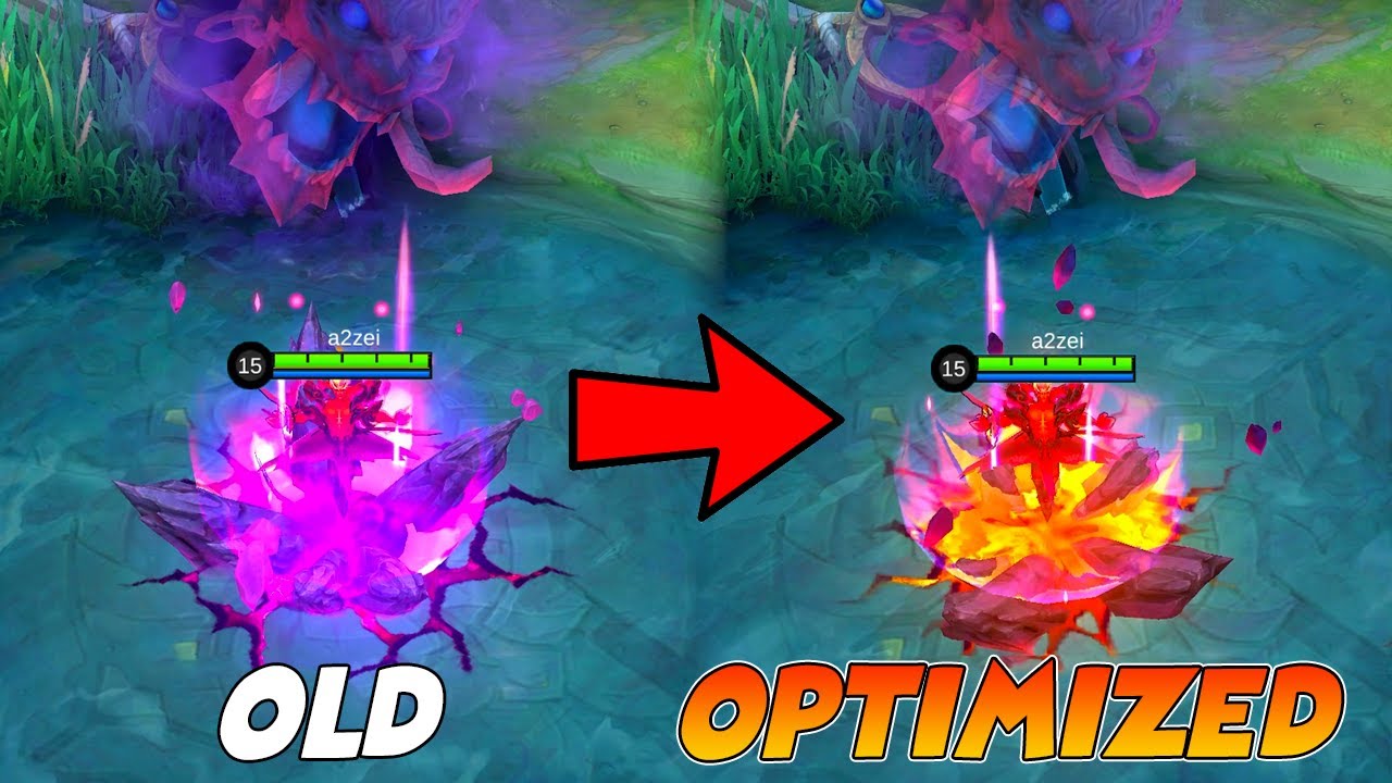 Valir Optimized Infernal Blaze Skin VS OLD Skill Effects MLBB - YouTube