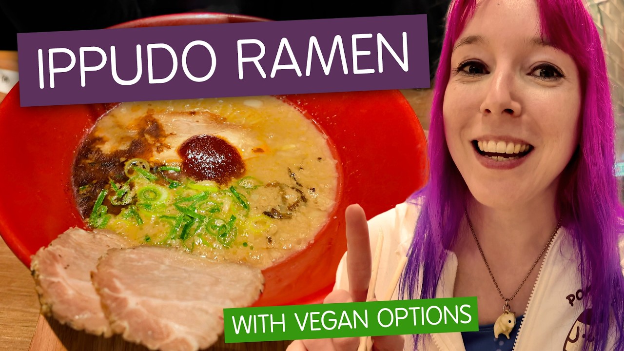 🍜 Ramen at Ippudo 🍜 Tonkotsu & Vegan Options at Ippudo Shinjuku Lumine Est (Plant-based ...