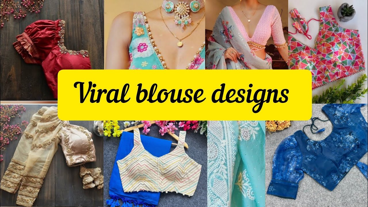 viral blouse designs||trending blouse sleeves design||latest new model ...