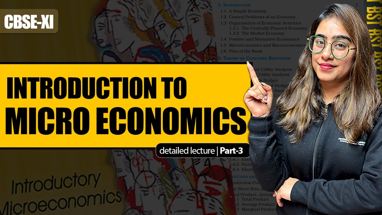 Introduction to Micro Economics (Class 11 CBSE); Concept of PPF| Micro ...