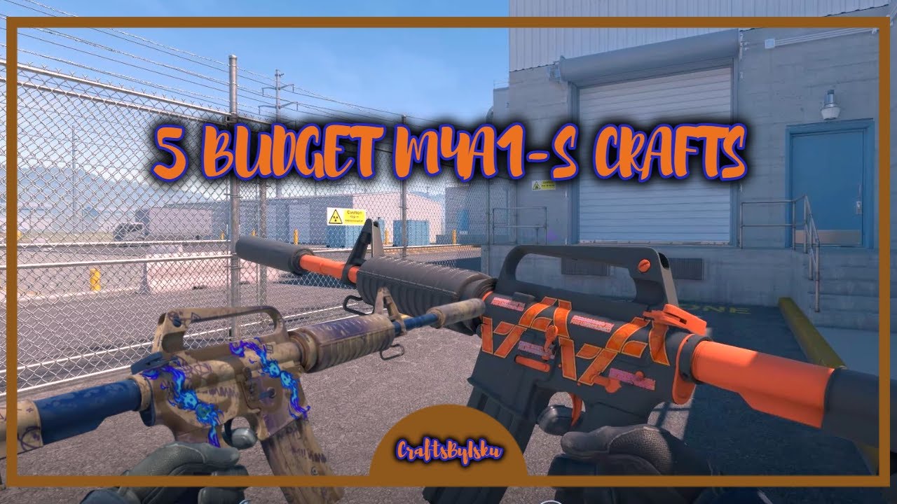 5 BUDGET M4A1-S CRAFTS I CS2 - YouTube