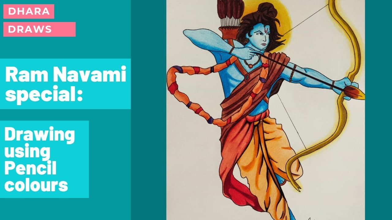 Shree Ram Drawing | Timelapse | Ram Navmi Special | Beautiful Painting ...