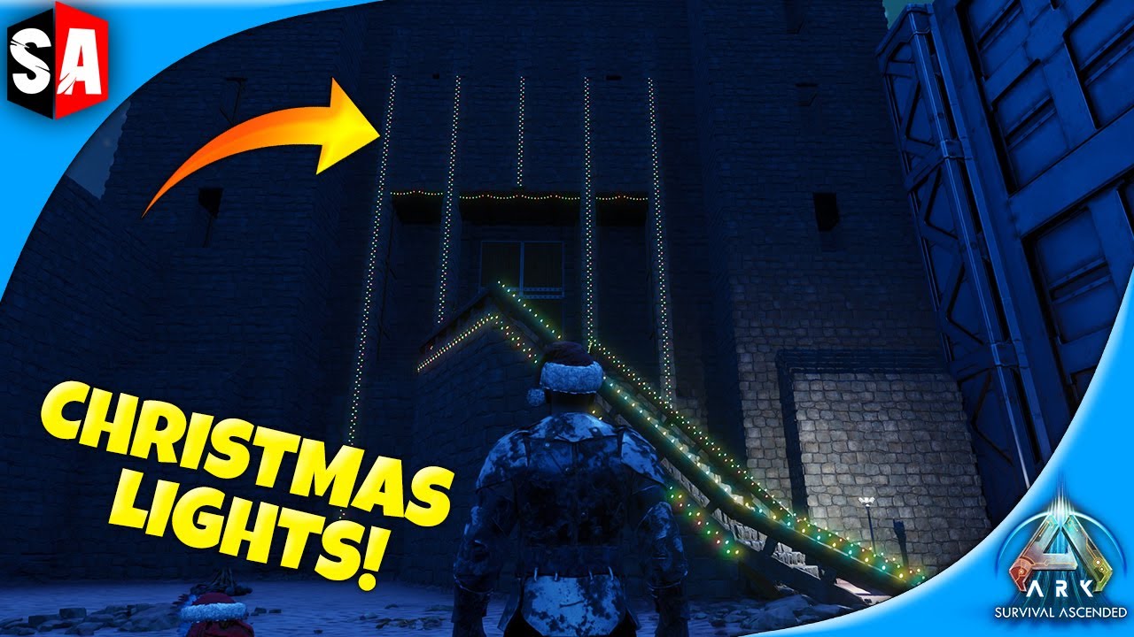 How To Craft Christmas Lights | Ark Survival Ascended - YouTube