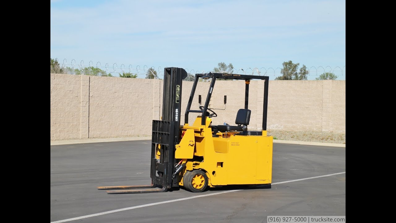 Drexel SL-40 SwingMast Side Loading Forklift - YouTube