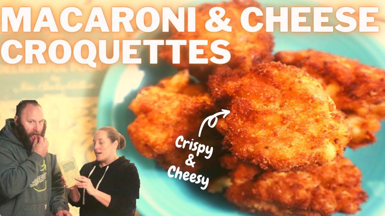 MACARONI and CHEESE CROQUETTES! CHEESEY & CRISPY Fried Macaroni ...