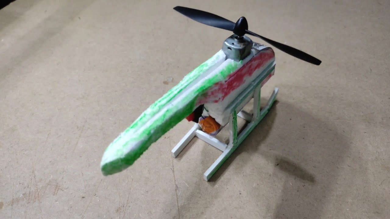how to mack mini helicopter @helicopter making video - YouTube