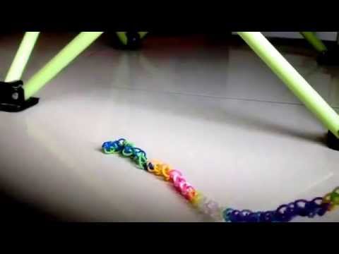 Longest Loom Bracelet I've ever made - YouTube