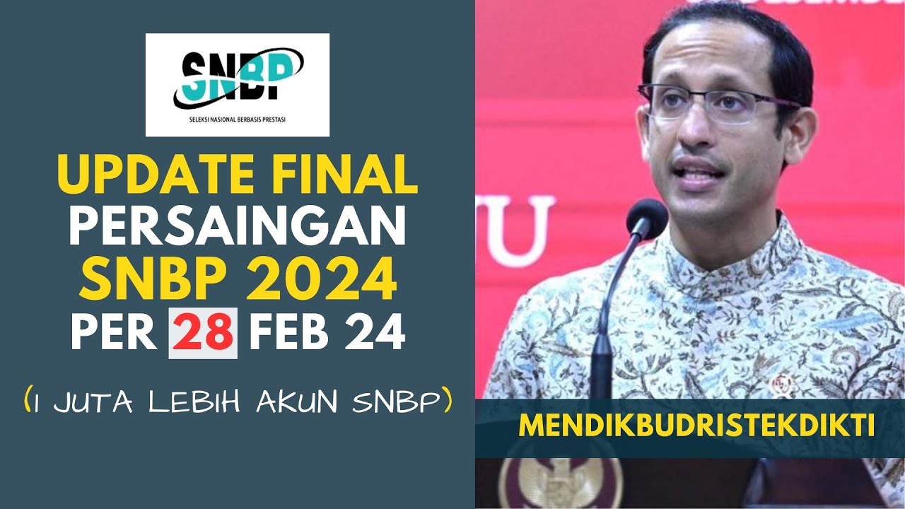 UPDATE FINAL PERSAINGAN SNBP 2024 - YouTube