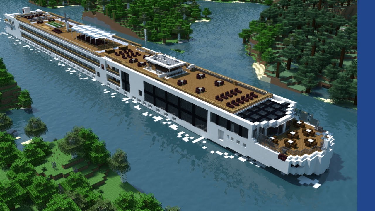 Minecraft Riverboat | 1.5:1 Scale - VIKING ALSVIN - YouTube