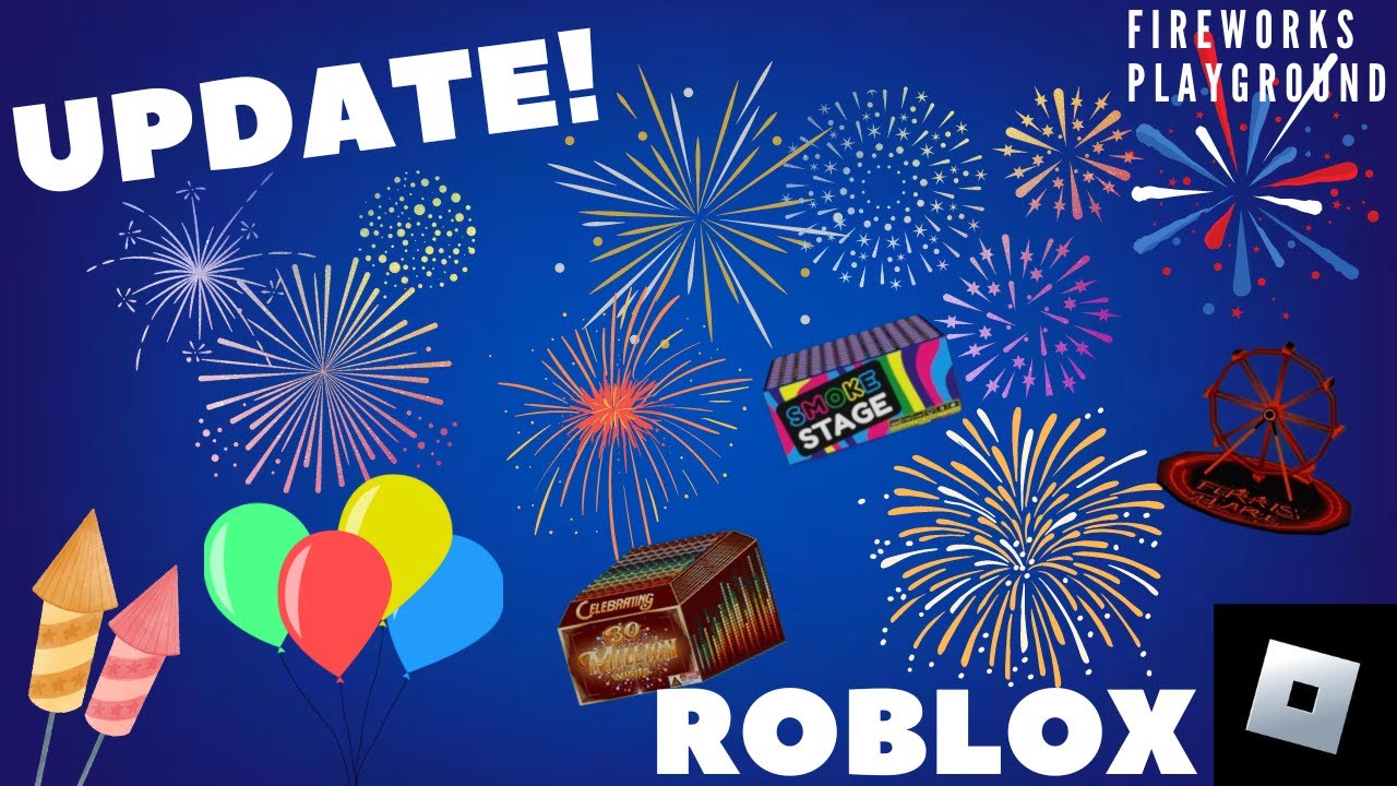 New fireworks and update in Roblox Fireworks Playground! - YouTube