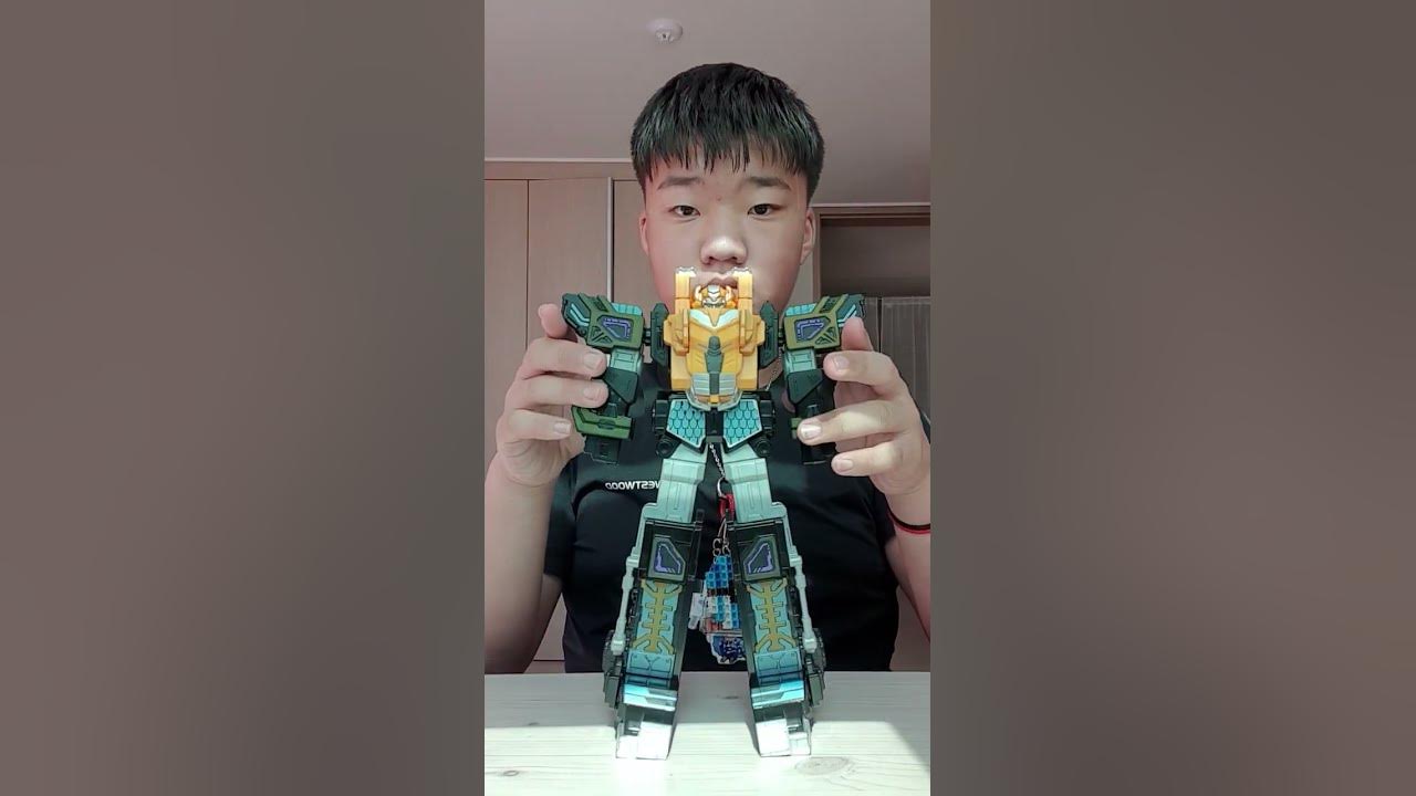 레전드 히어로 삼국전 엔딩 레전드 킹 라이온 합체 장면 Youtube
