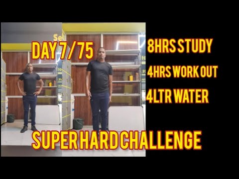 day 7/75 days super hard challenge @ExpHub #viral #fitness #challenge # ...