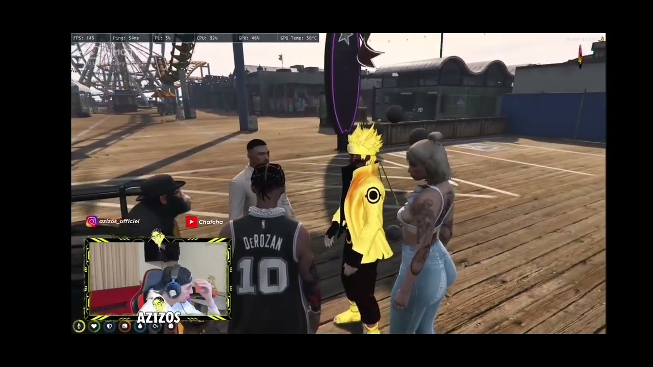 Azizos Chafcha Live Gta rp TL EP1 P2 - YouTube