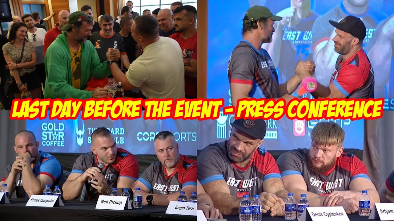 Last day before the event | Press conference | Final predictions and ...