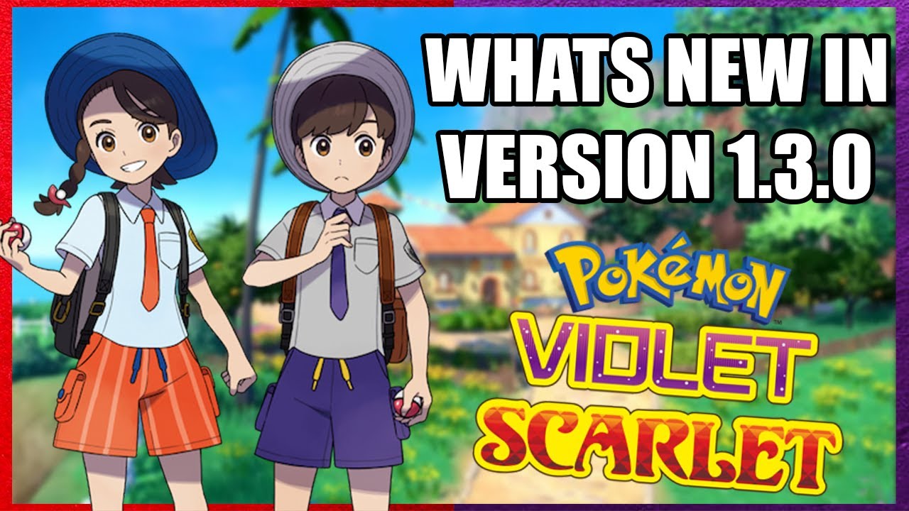 The New Pokemon Scarlet & Violet Update Is Here - YouTube