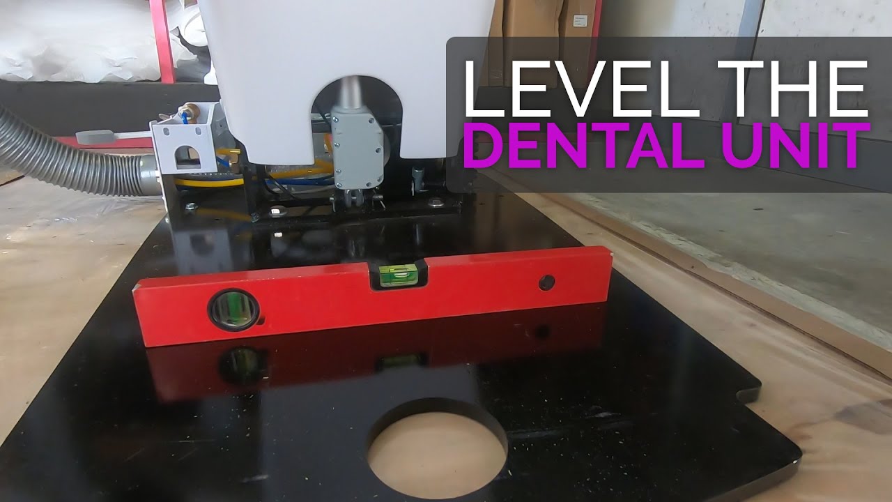 How to LEVEL the DENTAL UNIT and DOCTOR TRAY ARM - YouTube