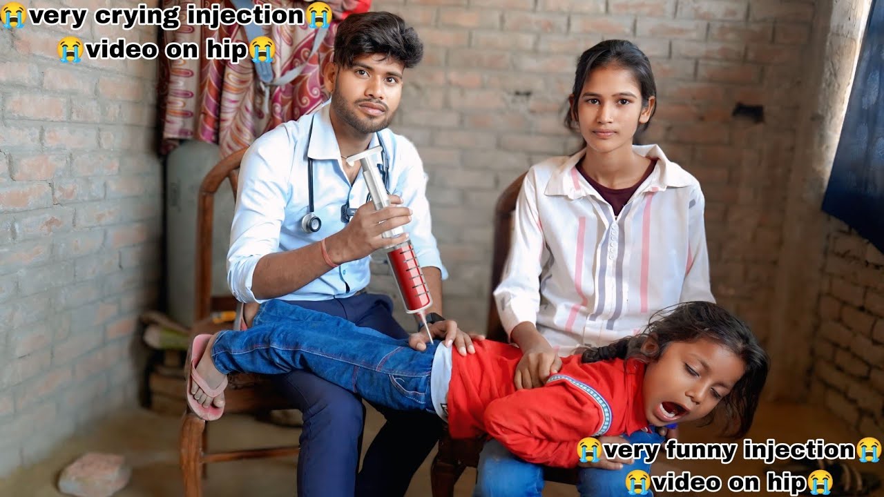 baby injection video funny indian | doctor injection girl crying video ...