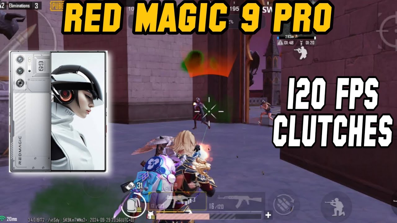 RED MAGIC 9 PRO 120 FPS PUBG CLUTCHES 🔥 ABDALIANS - YouTube