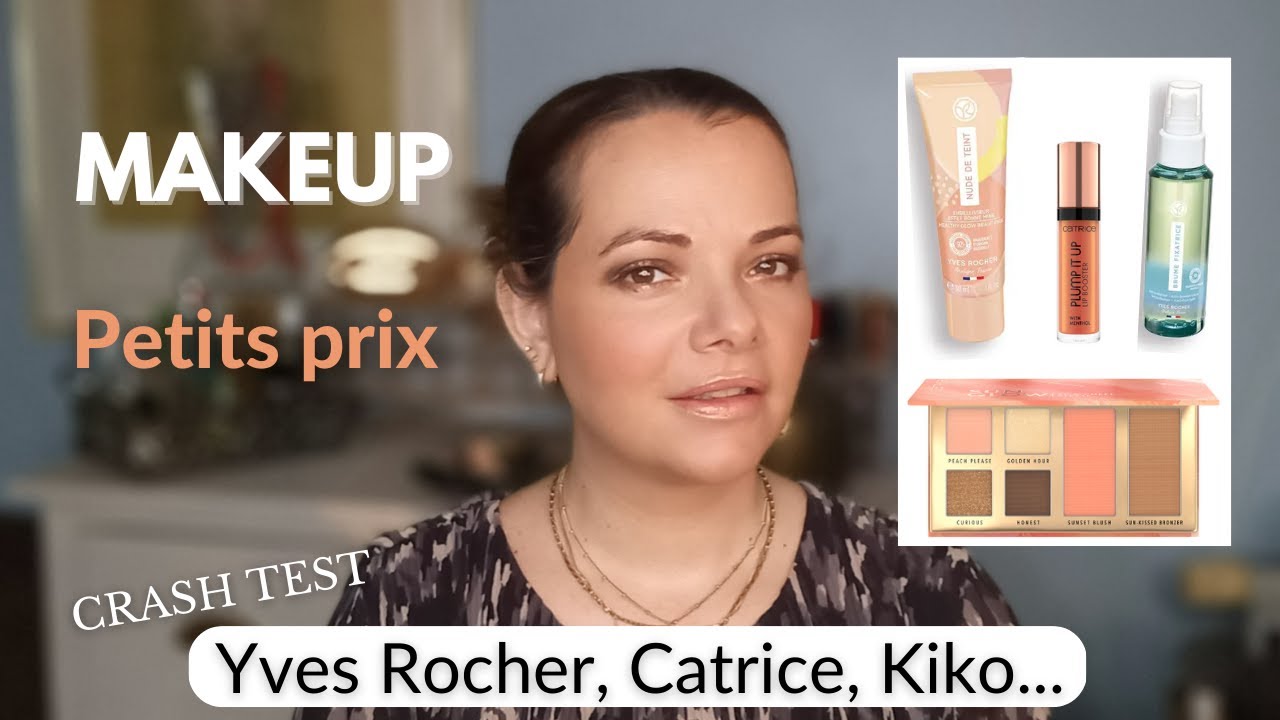 CRASH TEST YVES ROCHER (FDT NUDE DE TEINT ET BRUME FIXATRICE) CATRICE ...