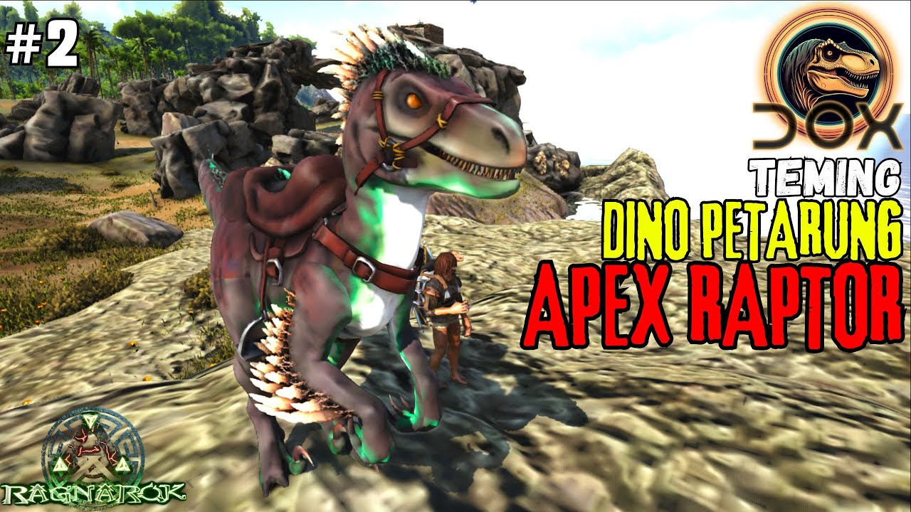TAMING DINO APEX RAPTOR PENCOPET HANDAL!! DAN MULAI BERCOCOK TANAM ...