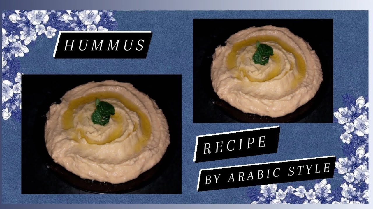 hummus recipe arabic style | hummus recipe | arabic hummus recipe - YouTube