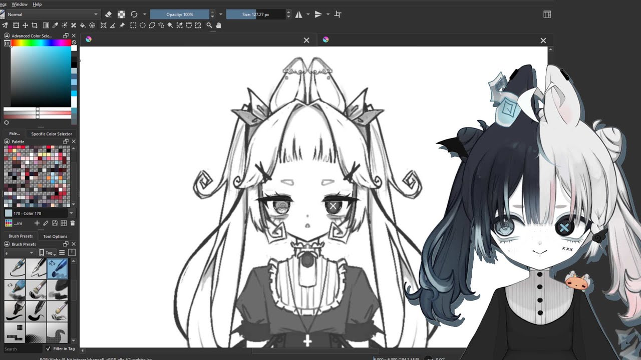 outfit designing part 2!💖 | vtuber doodles and maybe minecraft later 💖 ...