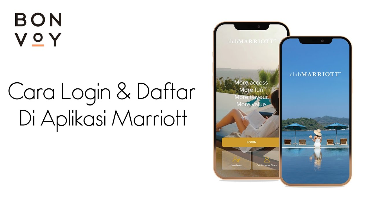 CARA LOGIN DAN DAFTAR DI APLIKASI MARRIOTT - YouTube