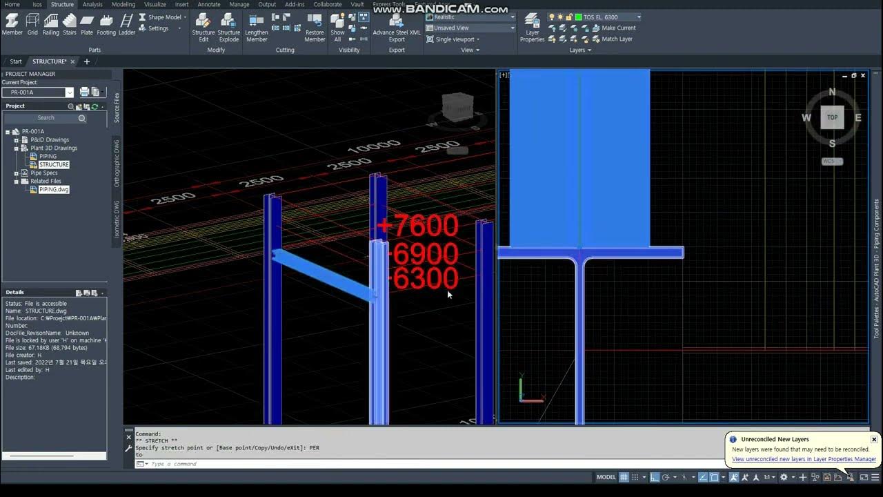 PIPE RACK PIPING 2 Autocad Plant 3D Tutorial Structure 1 - YouTube