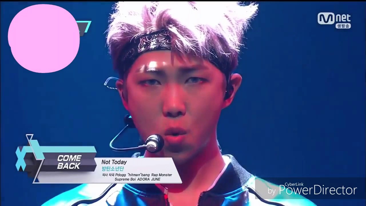 Not Today 무대중 지민 가사실수 - YouTube