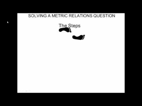 Metric Relations in Right Triangles - MrEMathVideos - YouTube