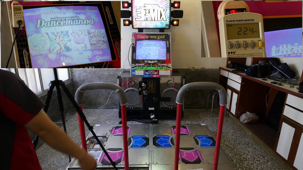 [DDR] DDR 3rdMIX machine power consumption test 2016.07.02 - YouTube