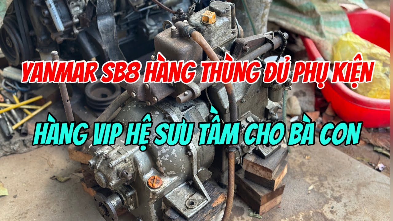 Máy Sưu Tầm Yanmar SB8 Diesel Máy Thùng Dân Dụng Đủ Phụ Kiện Chất 0923 ...