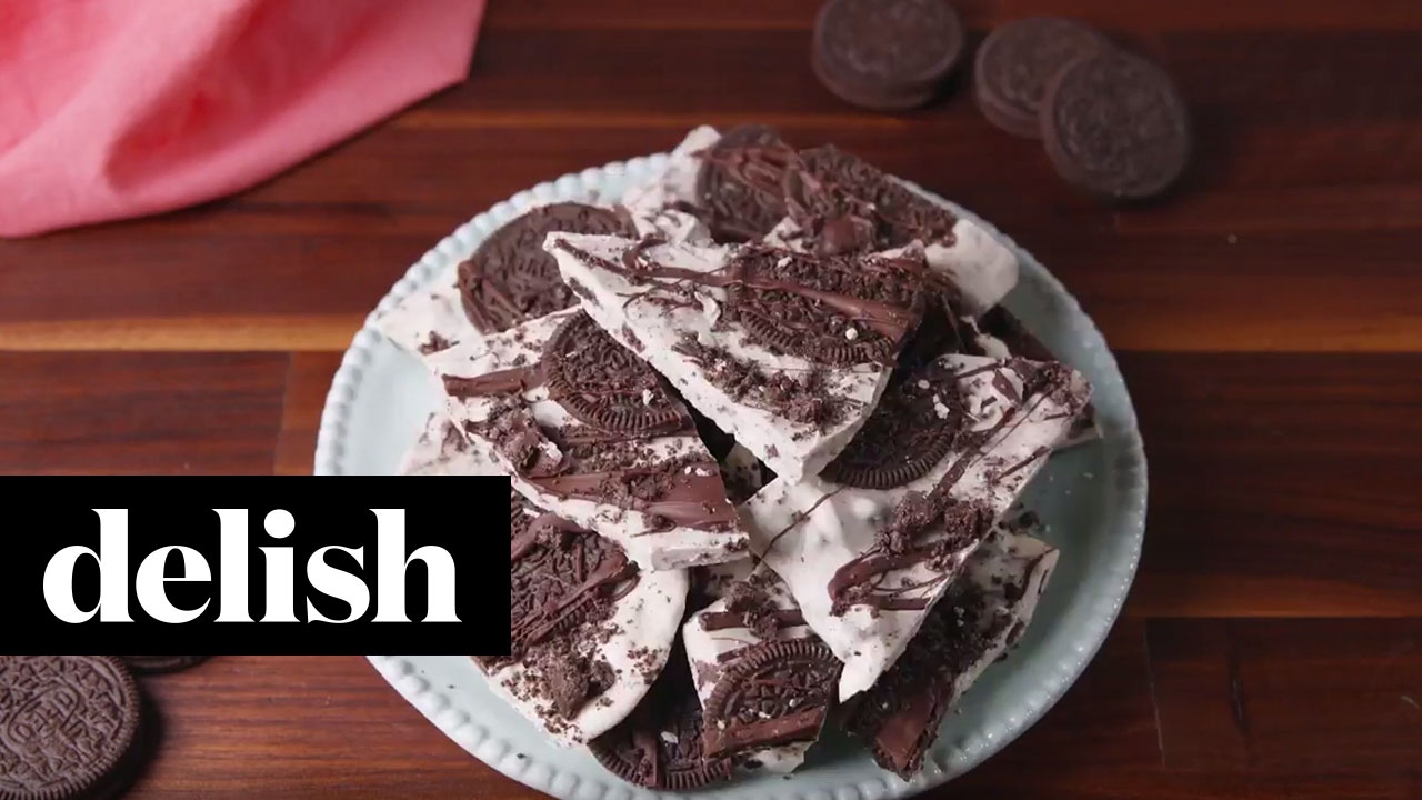 Oreogasm Bark | Delish - YouTube
