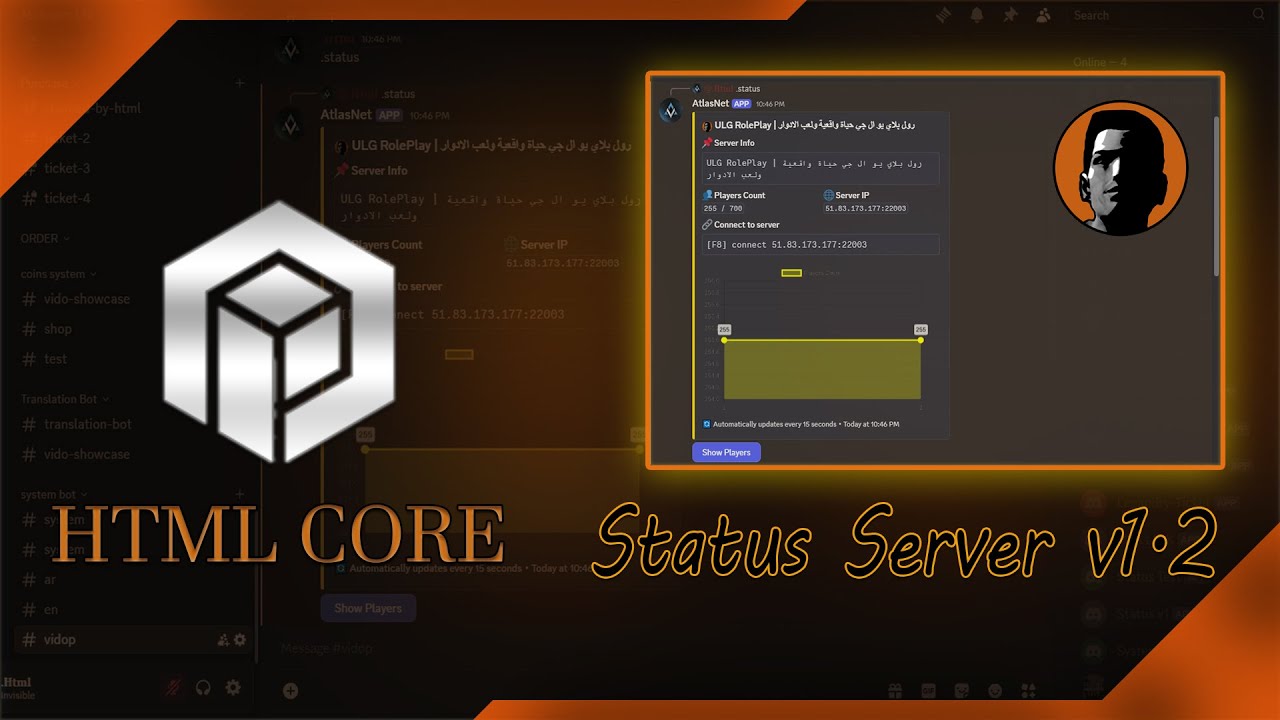 [MTA:SA] Server Status Bot V 1.2 New Verison [Free Download] - YouTube