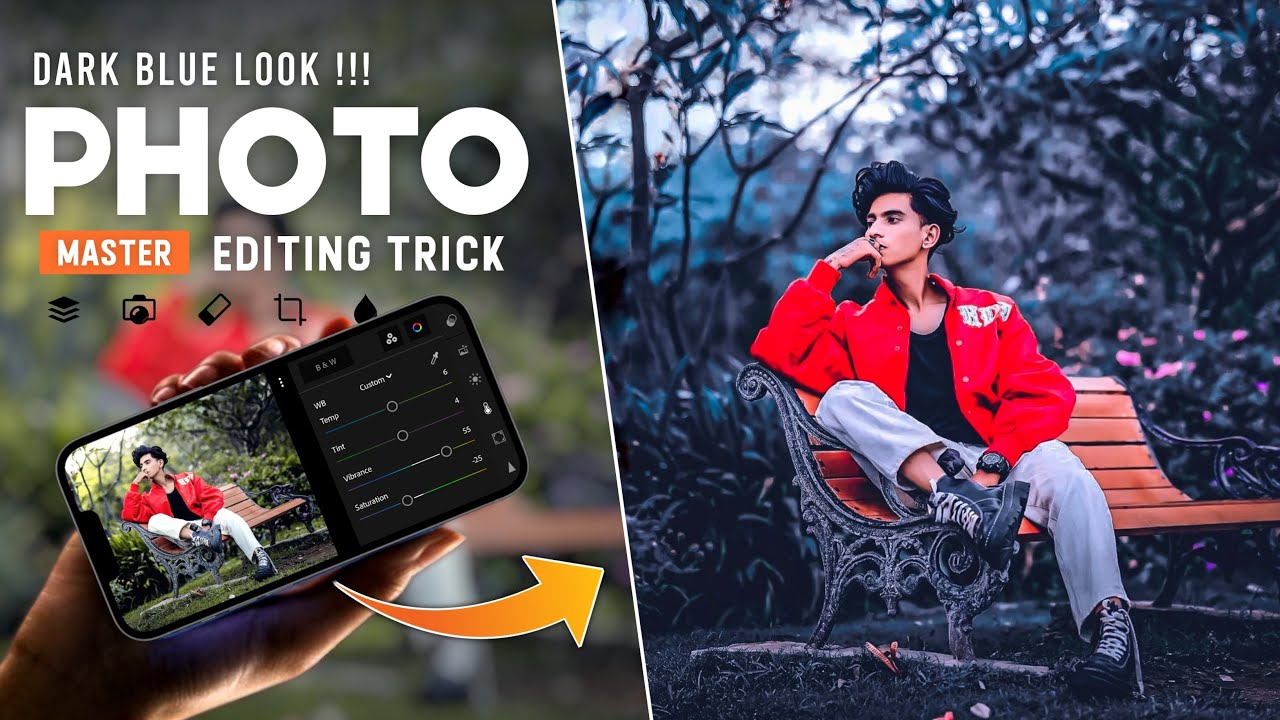Lightroom - Just few steps Dark And Blue Effect edit easily | Lightroom ...