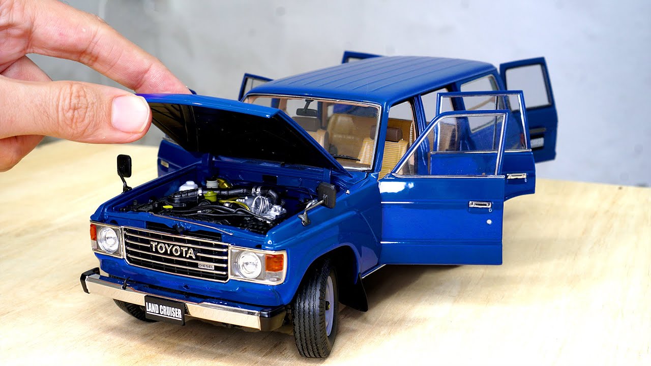UNBOXING of Toyota Land Cruiser FJ60 1:18 Diecast Model - Adult Hobbies ...