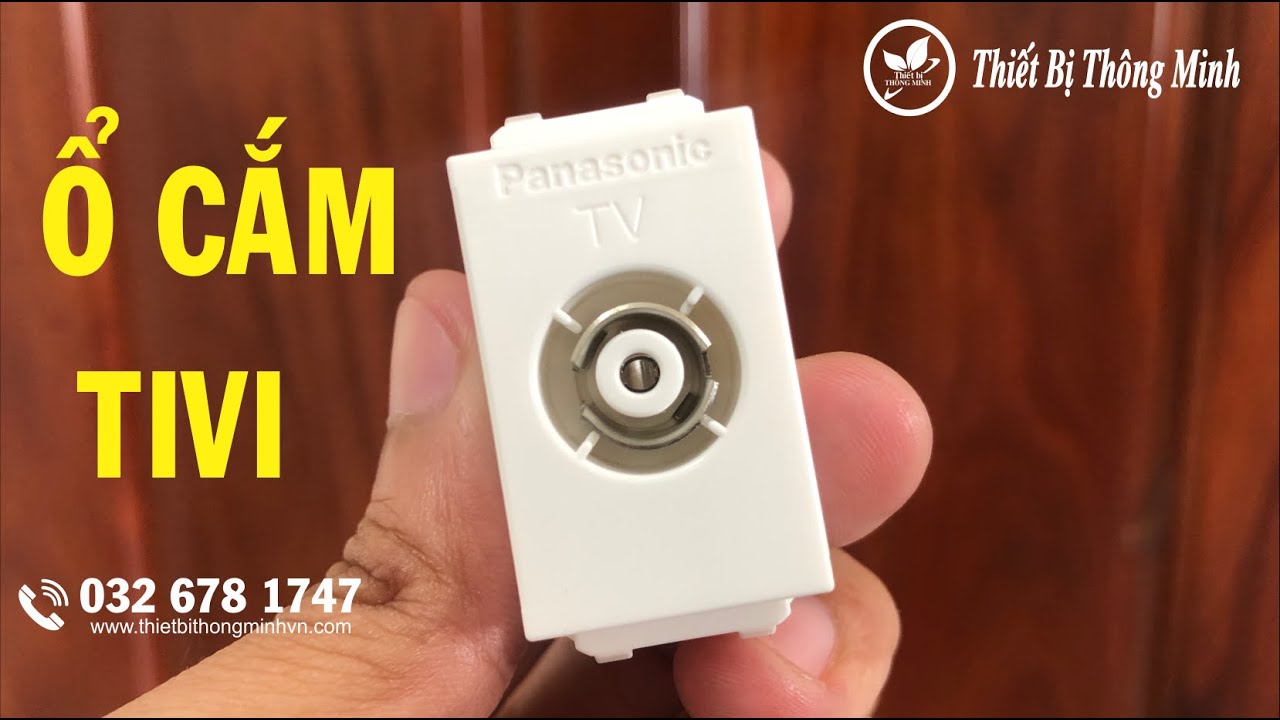 Thiết Bị Thông Minh | Ổ CẮM TIVI PANASONIC WEV2501SW | Ổ CẮM ANTEN TV ...