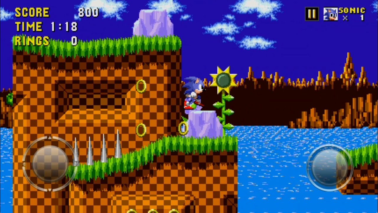 Green Hill Zone Act 1 - Sonic The Hedgehog Sonic Gameplay Walkthrough ...