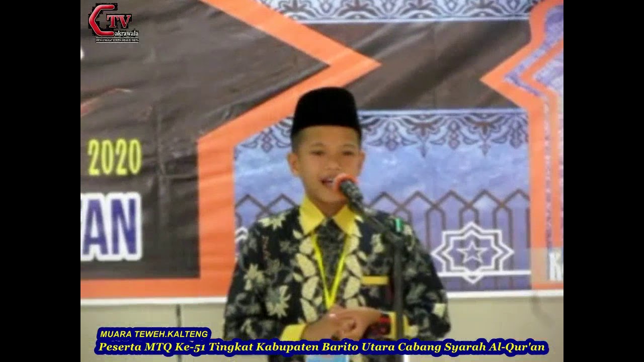 PESERTA GUNUNG PUREI MTQ KE-51 CABANG SYARAH AL-QUR'AN TINGKAT ...