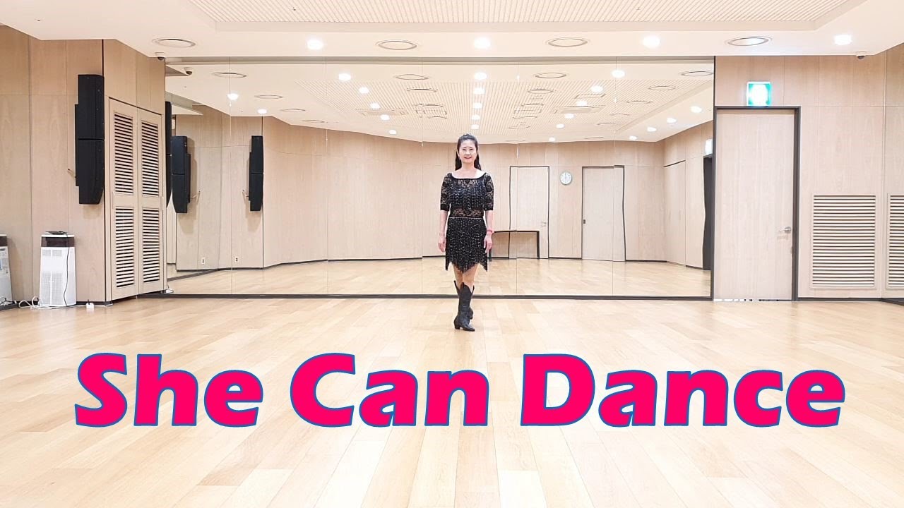 She Can Dance Line Dance (Easy Intermediate Level) - YouTube