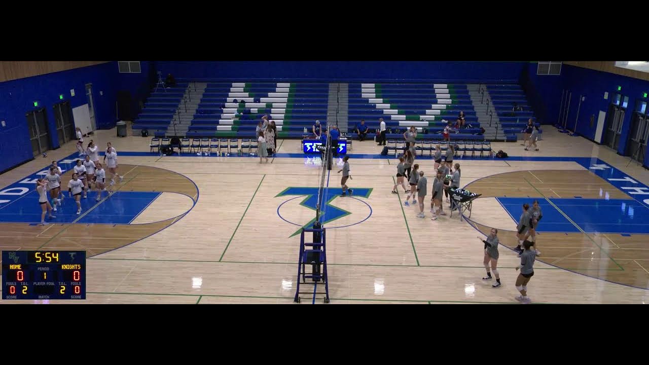 Mountain View JV vs Kings Way JV Girls' Volleyball - YouTube