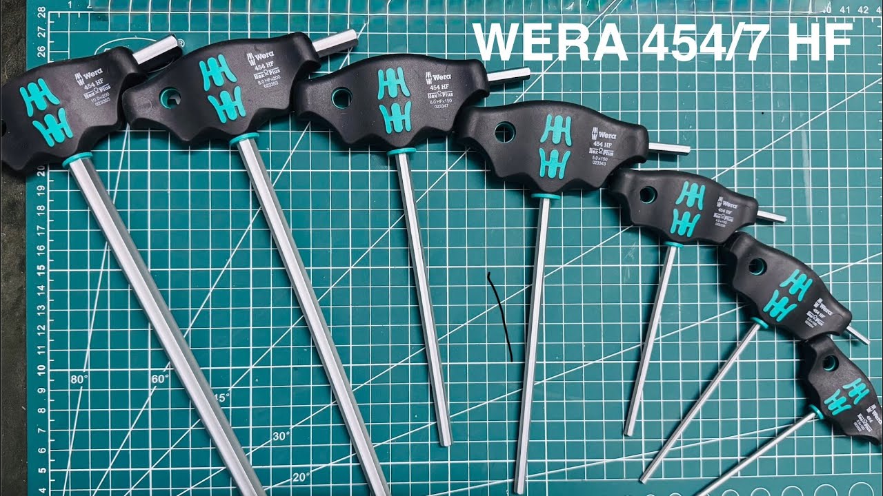 Wera 454/7 HF set 7 pieces unboxing - YouTube