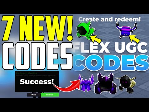 All Working FREE FLEX UGC Codes 2026 😍 | Roblox FLEX UGC Codes | FREE ITEMS (JUST RELEASED!)
