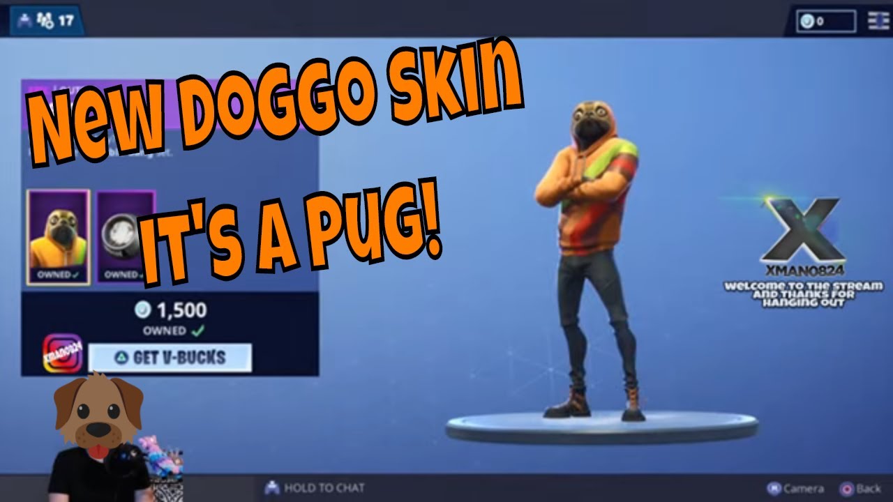 Ps4live Fortnite Fun. Week 3 challenges. New Doggo Skin Gameplay - YouTube