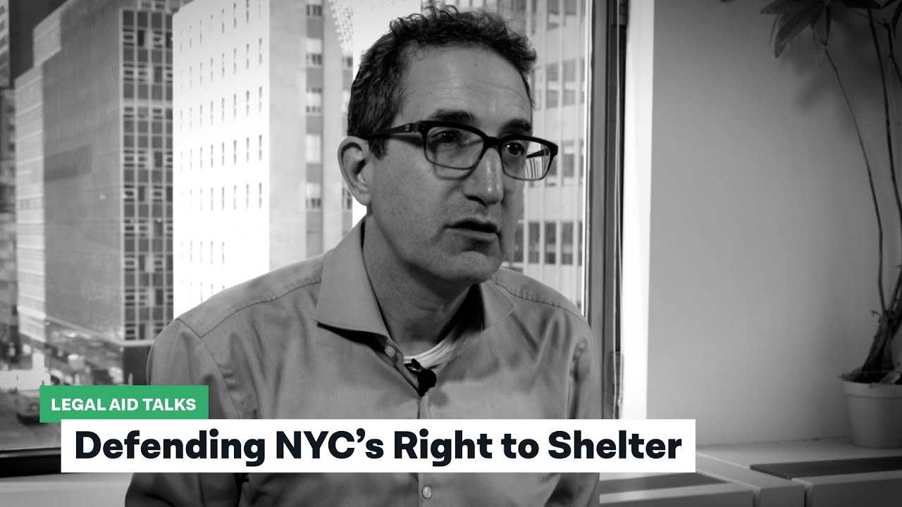 Legal Aid Talks - Defending NYC's Right to Shelter - YouTube