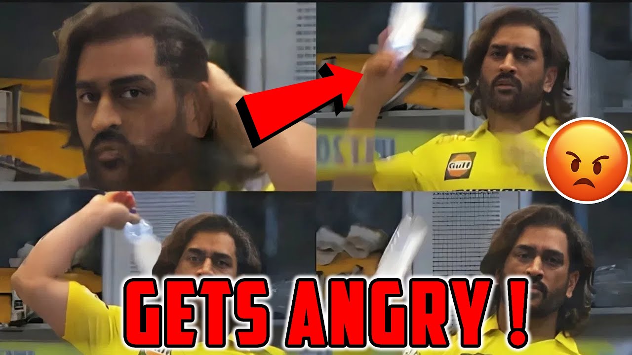 MS Dhoni GOT ANGRY at the Cameraman during the Match 😡🔥 | CSK vs LSG ...